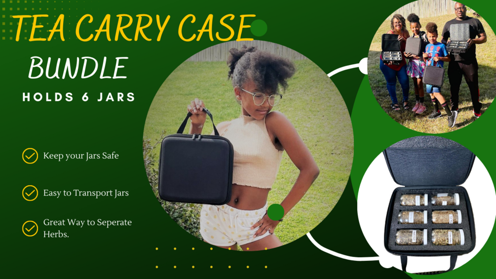 Carry Case for Herbs: Protect and Organize Your Glass Jars On-the-Go