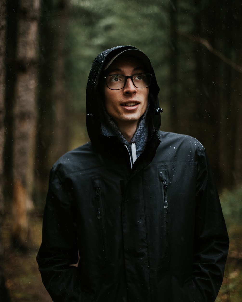 Fake Natural Rain Overlay