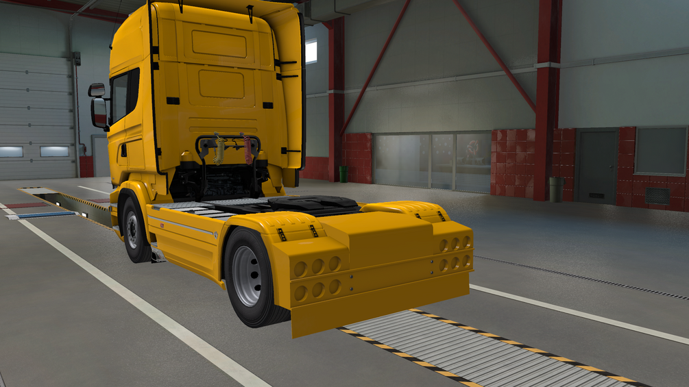 Custom Rear Bumper for Scania Rjl Rs & R4