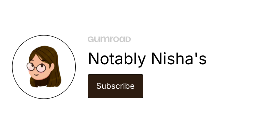 Notably Nisha's