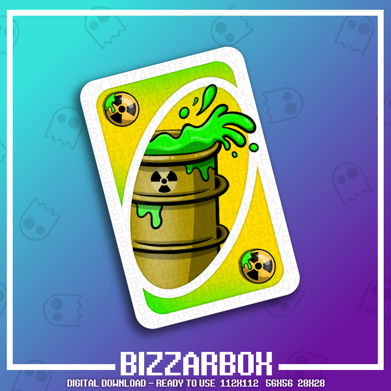 Streamer Emote: Toxic Card