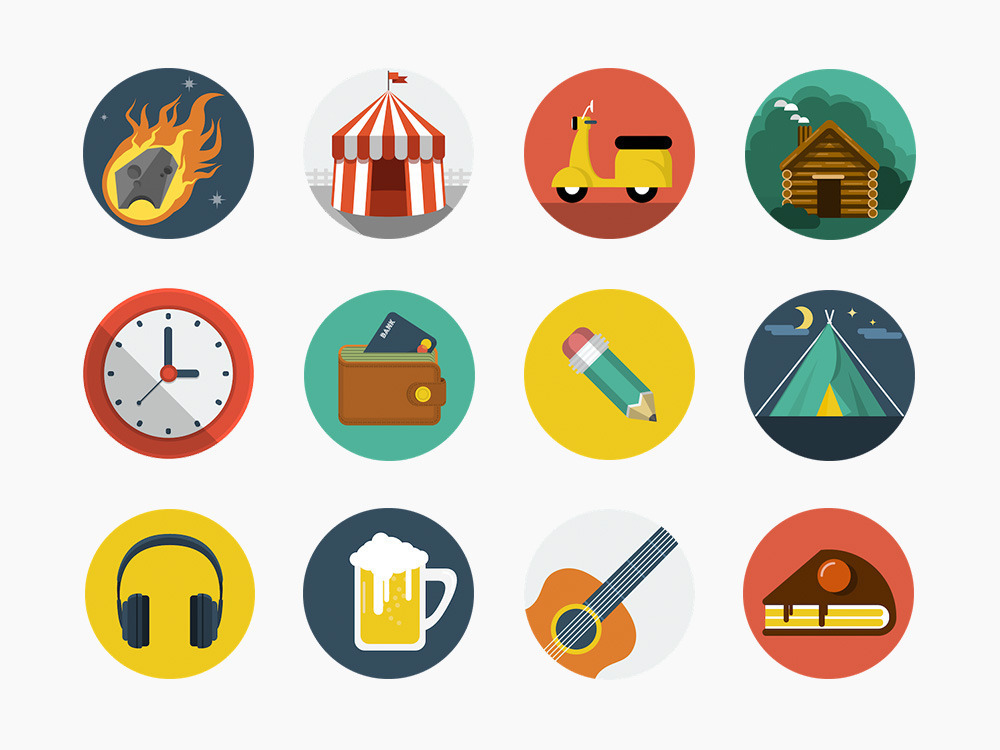 22 Free Flat Icons