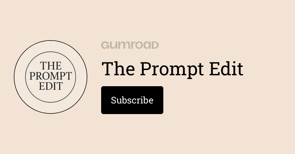 The Prompt Edit