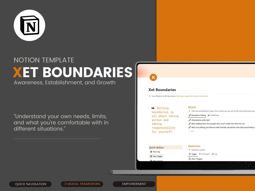 Setting Boundaries Notion Template