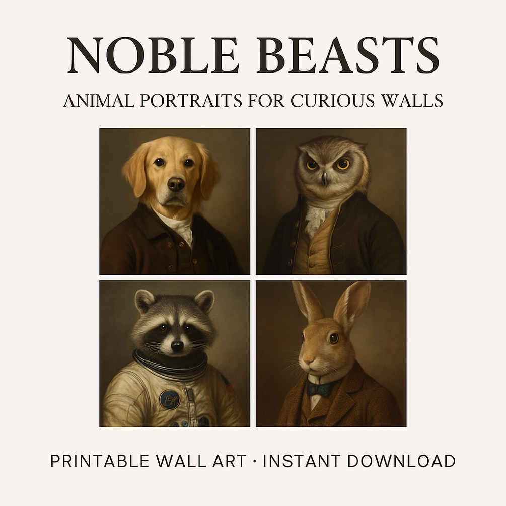 Noble Beasts: Animal Portraits for Curious Walls