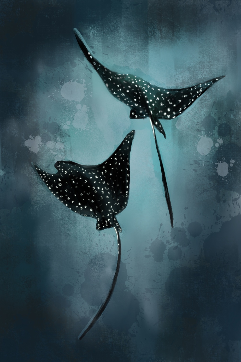 Abstract Ocean Rays – Digital Illustration Download