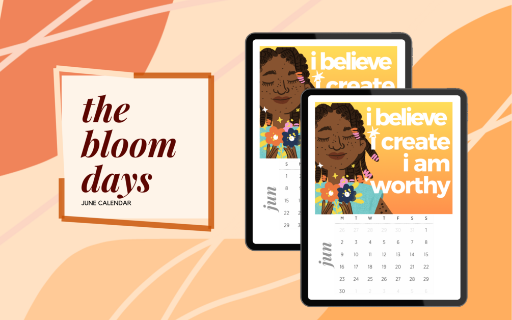 Free June 2025 Calendar - The Bloom Days
