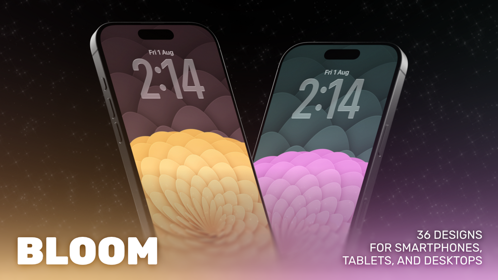 BLOOM – 36 Designs for Smartphones, Tablets, and Desktops