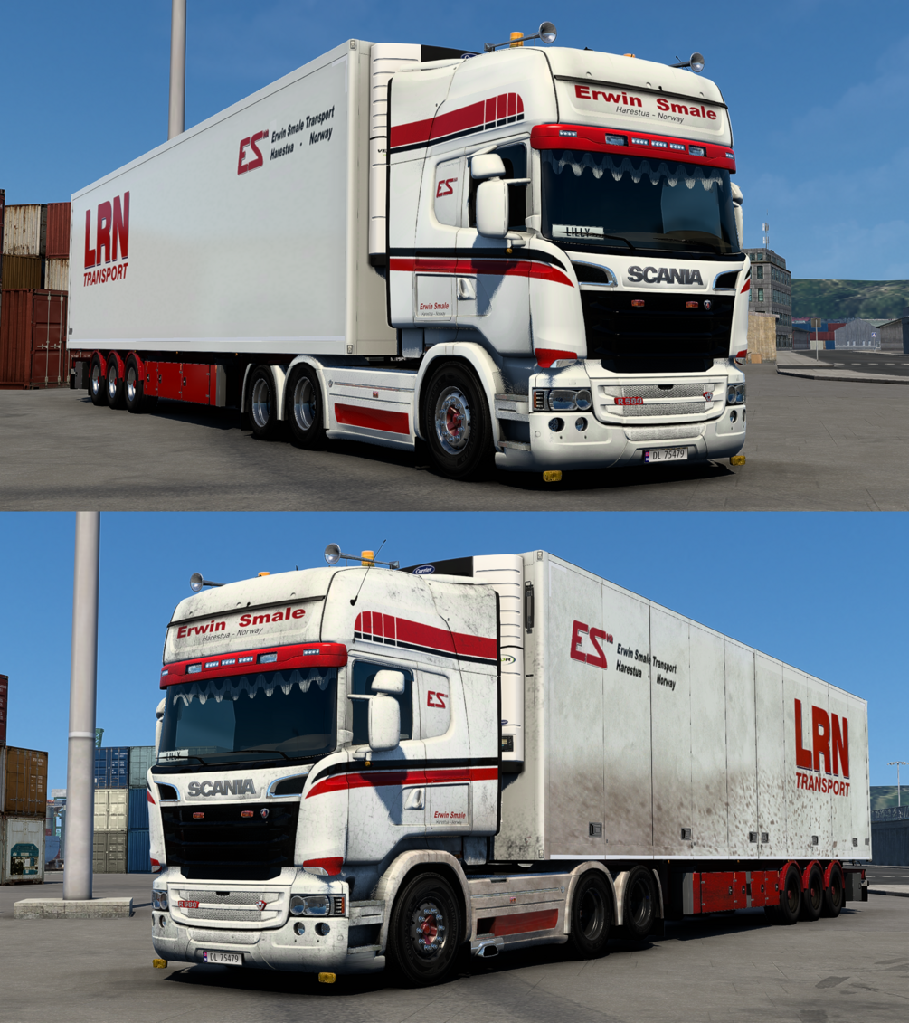 Scania RJL 6s Erwin Smale Combo Skin (CLEAN & DIRTY)