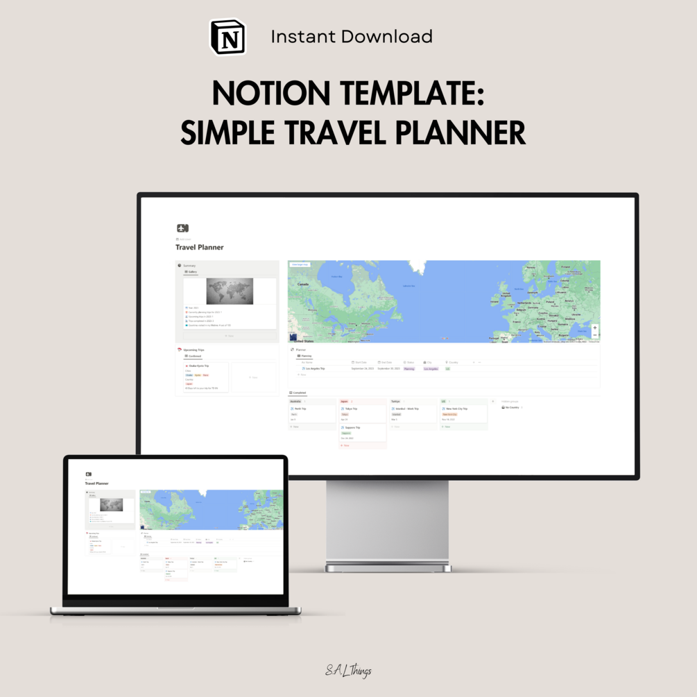 Notion Travel Planner