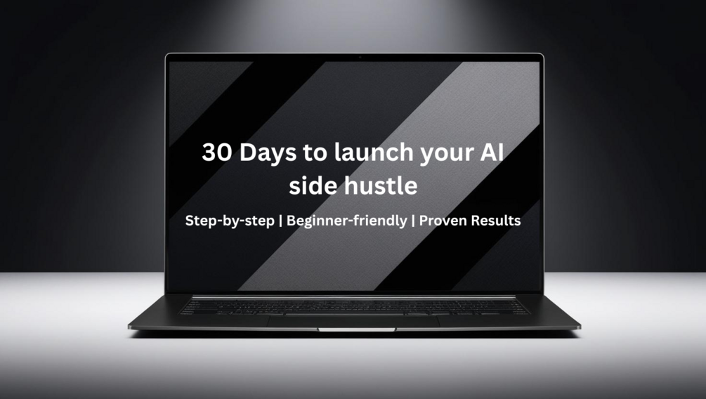 AI-Powered Side Hustles: 30-Day Launch Plan.