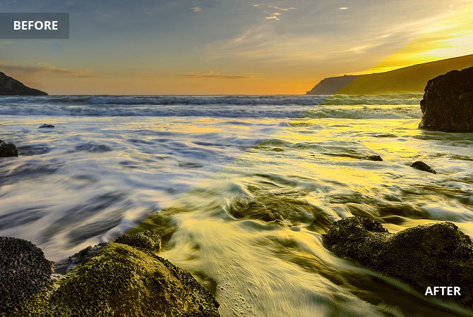 Easy Sunset Photoshop Action