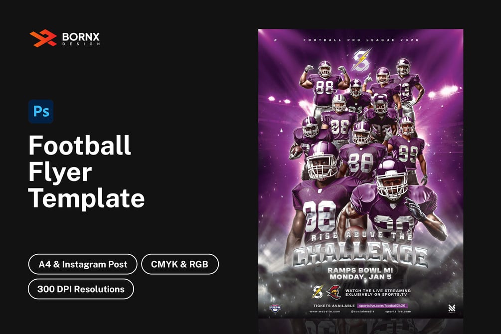 Football Flyer Template