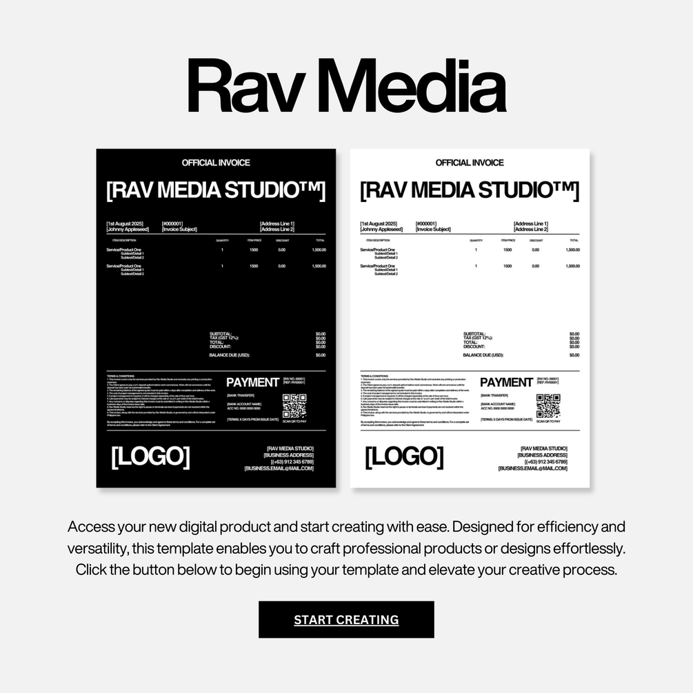 RAV Digital Invoice V1