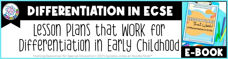 Lesson Plans that Work! Differentiation in Early Childhood Special ...