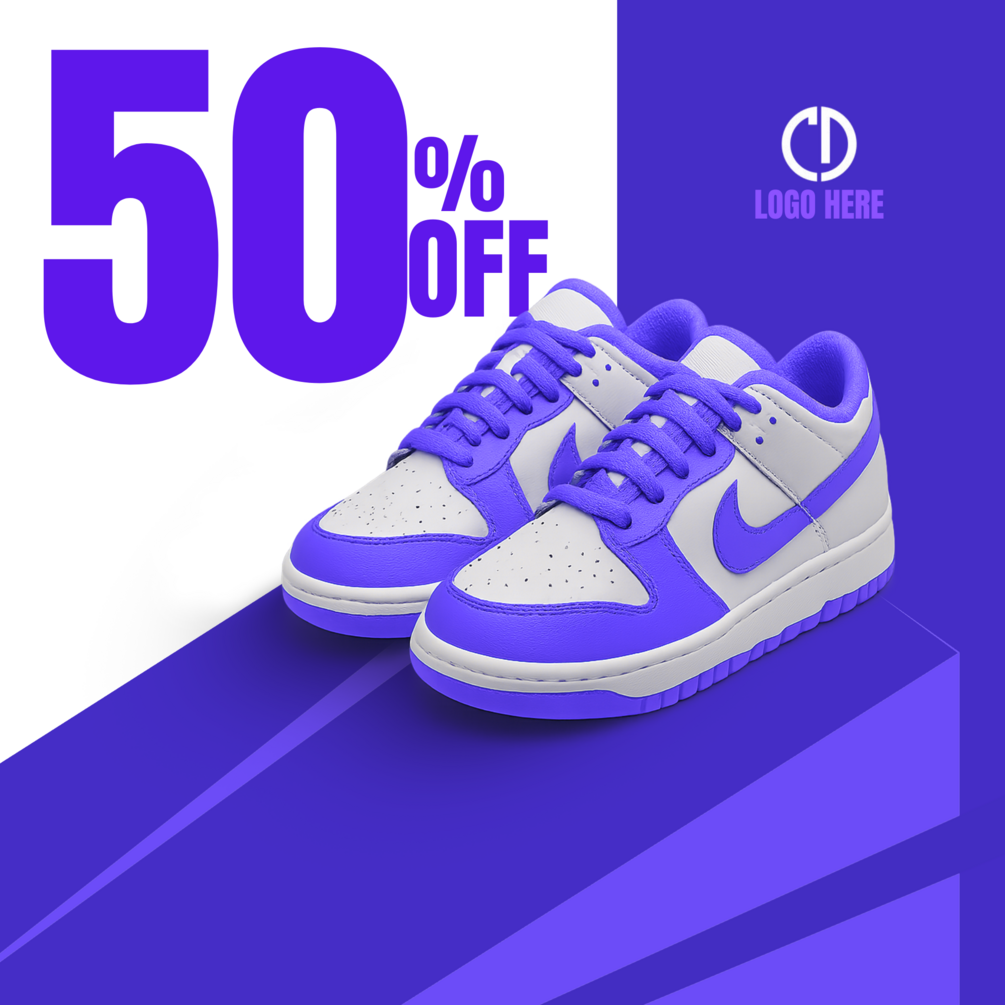 Shoe poster Canva template EASY TO EDIT