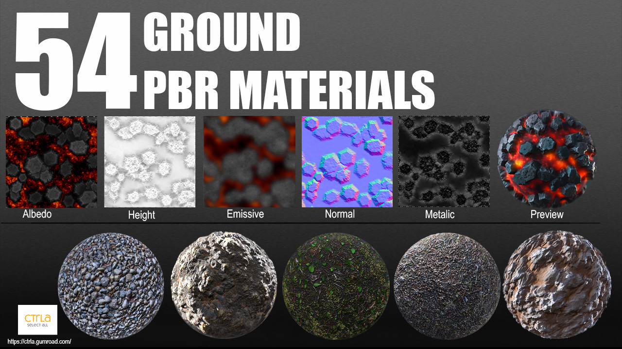 Ground Vol-06 PBR Materials Pack