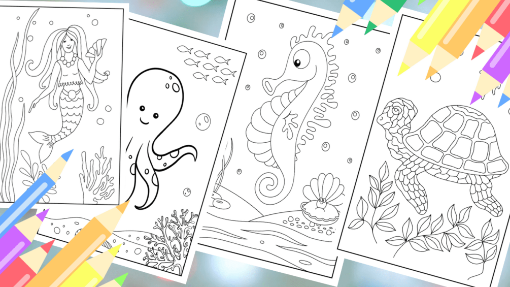 Ocean Wonders Coloring Pages
