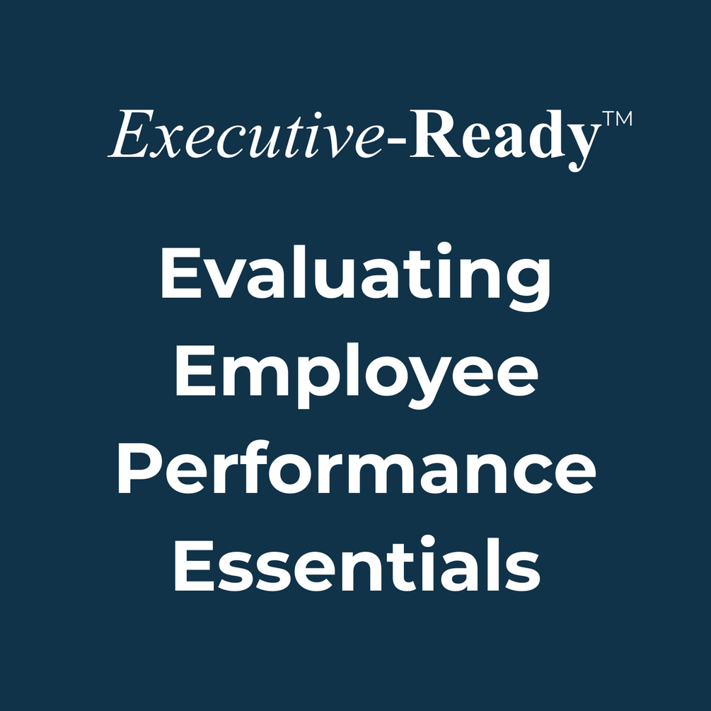 Executive-Ready Employee Performance Evaluation