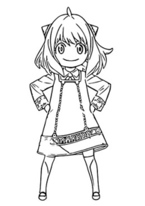 Coloring Page "Anya"