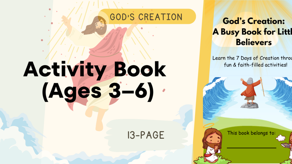 God’s Creation: A Busy Book for Little Believers (Ages 3–6)