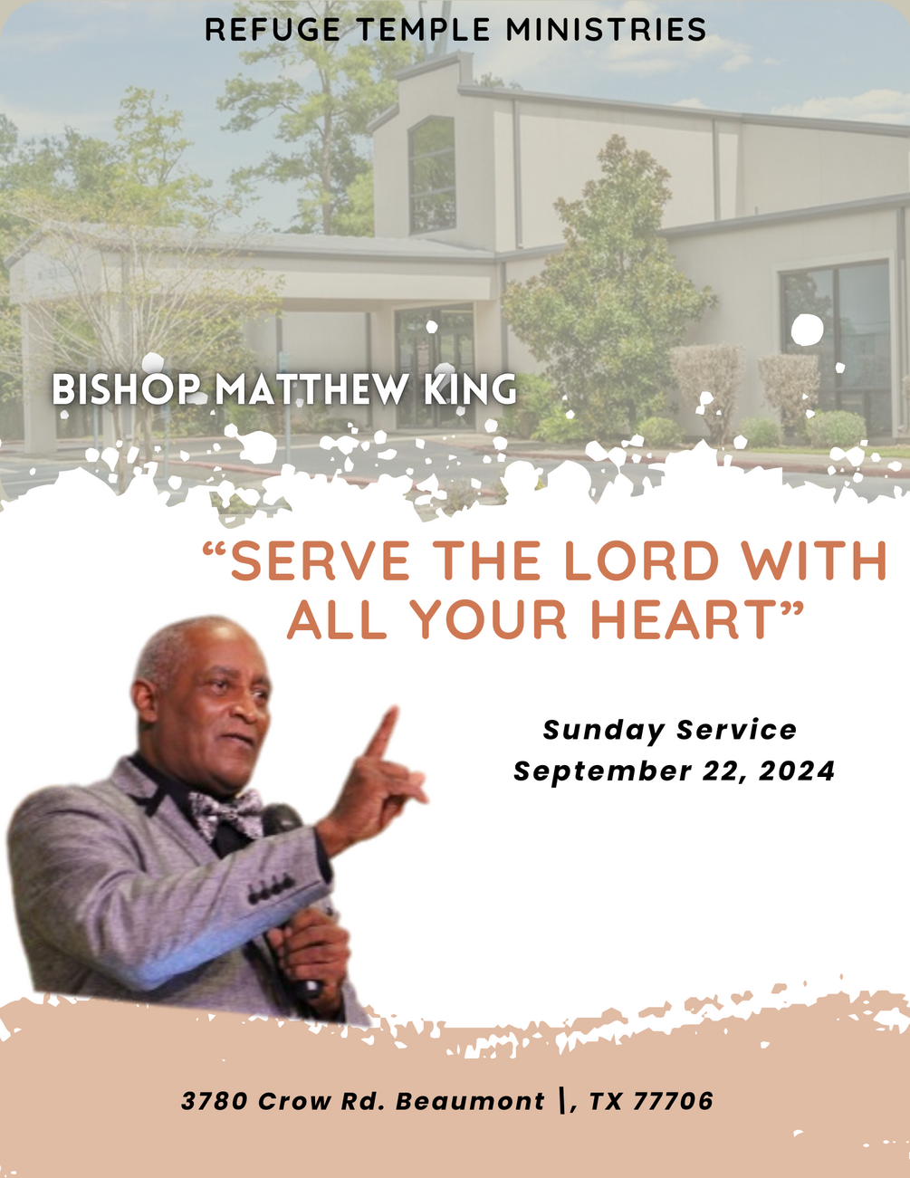 Bishop Matthew King "Serve The Lord With ALL Your Heart"