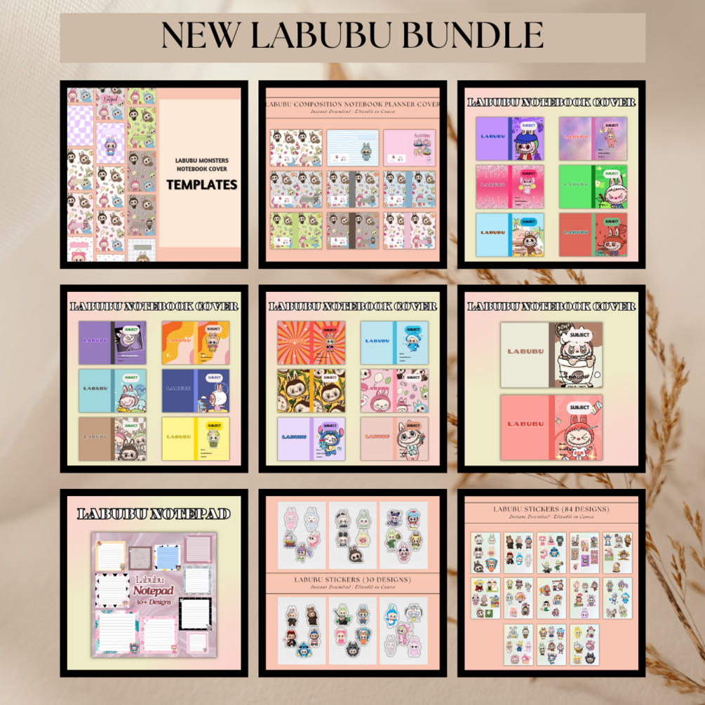 LABUBU TEMPLATE BUNDLE