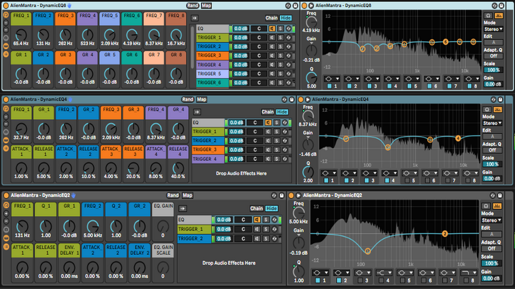 Dynamic Ableton EQ (Audio FX Rack)