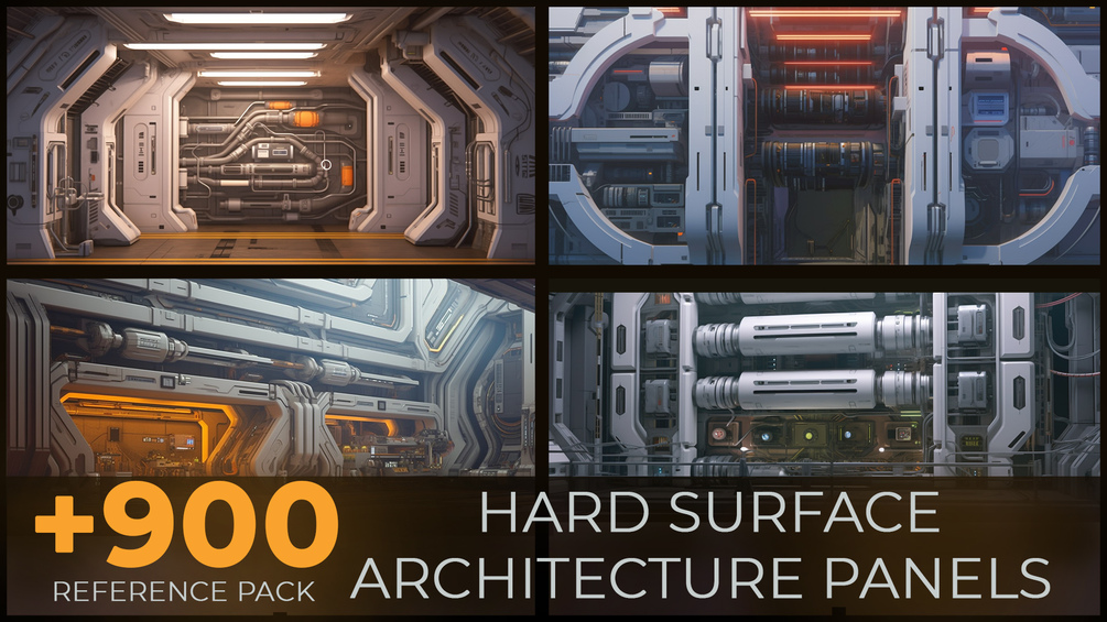 Hard Surface Sci-Fi Panels - Concept Art References