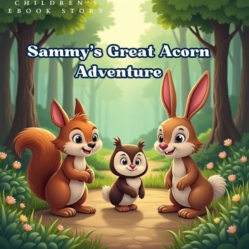 Sammy's Great Acorn Adventure - E-Book Story for Kids