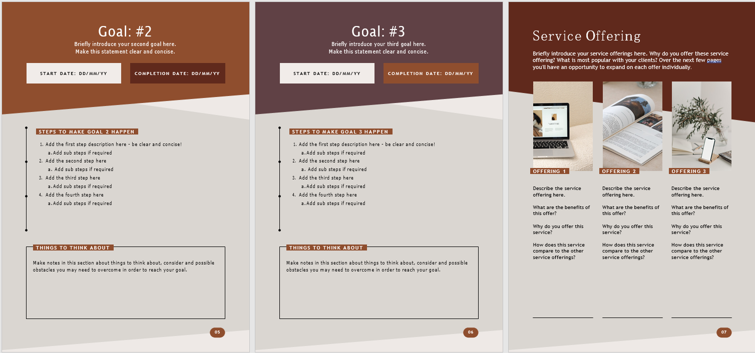 Business Plans Templates