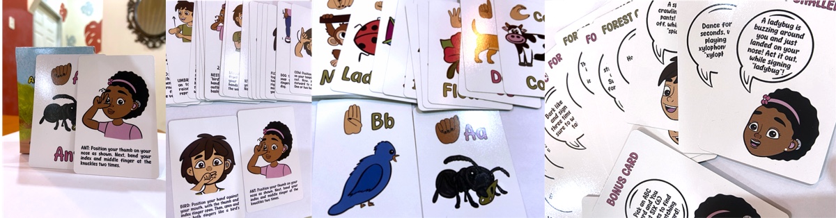 Printable Sign Language ABC Adventure Quest Card Game