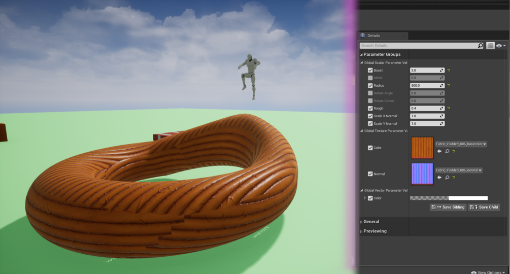 Bouncing Material - Easily control from blueprints UE4/UE5