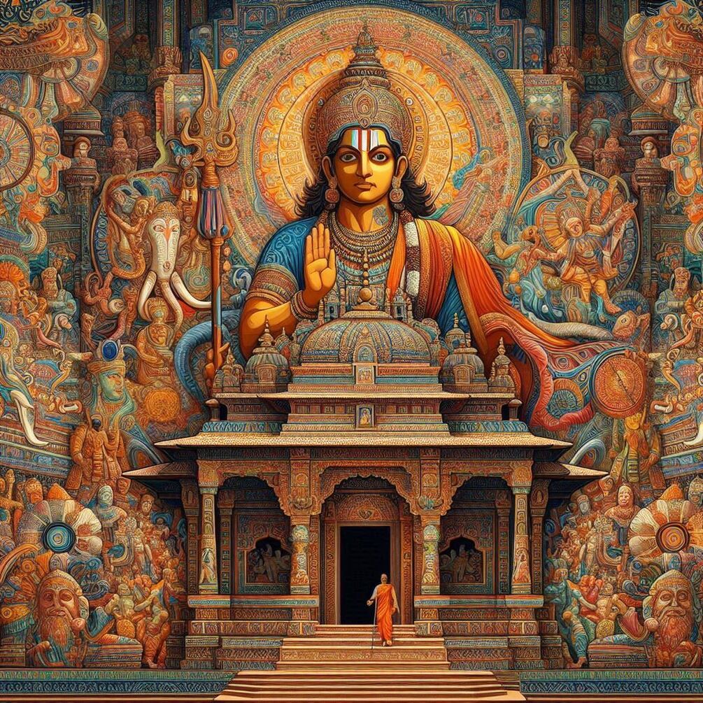🎨 Stunning Lord Ram Temple Ayodhya Traditional Art Paintings 🕌