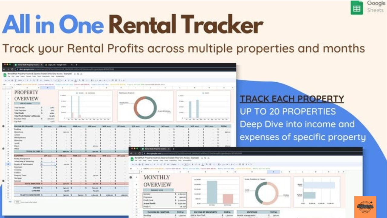 Airbnb Rental Template, Rental Income Tracker, Expense Tracker, Airbnb ...