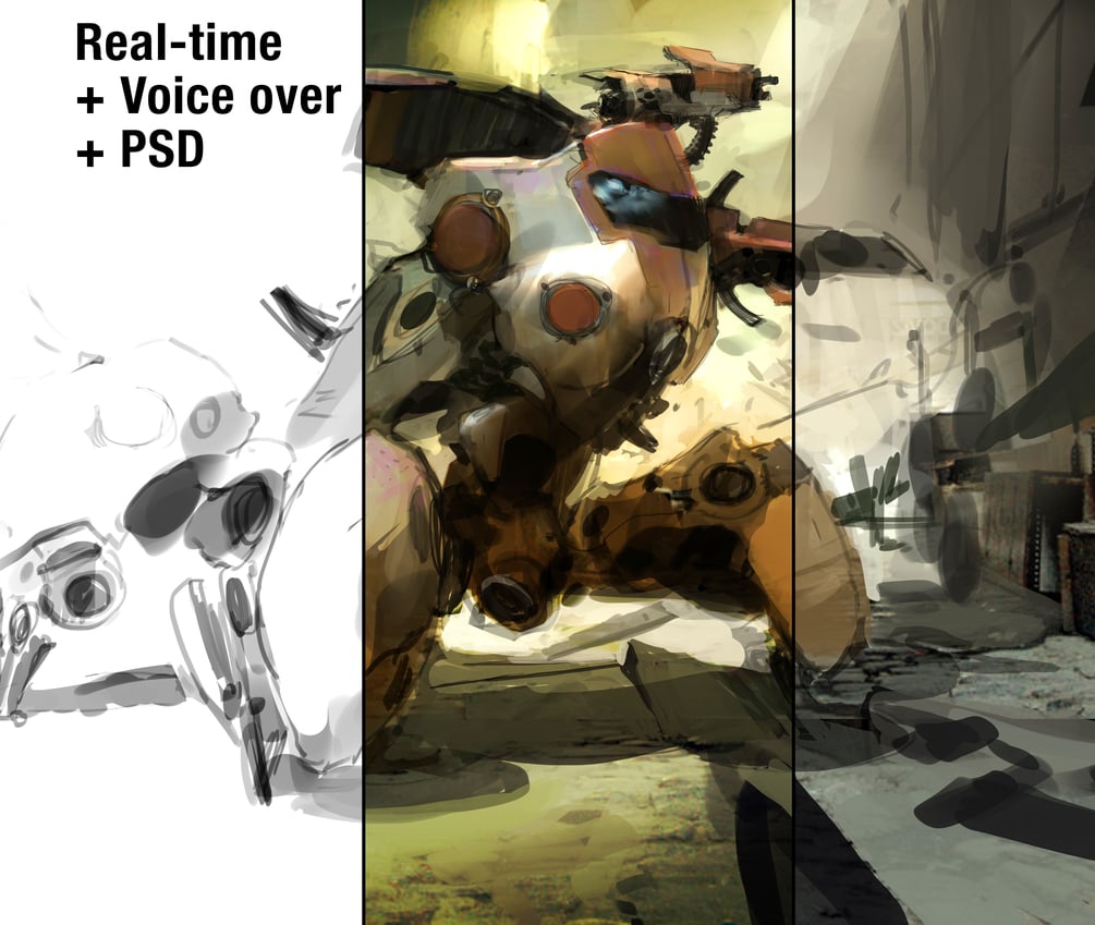 Mech Tutorial real-time/voice over + PSD