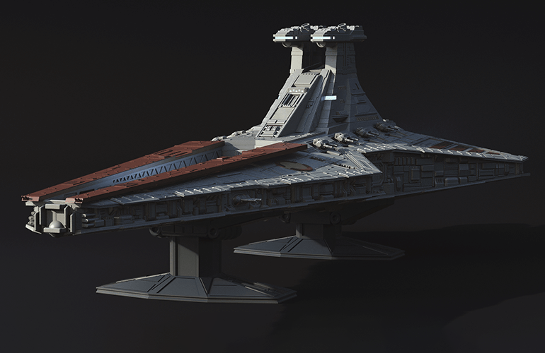 Star Wars Venator Class Star Destroyer 3D Model Print Files