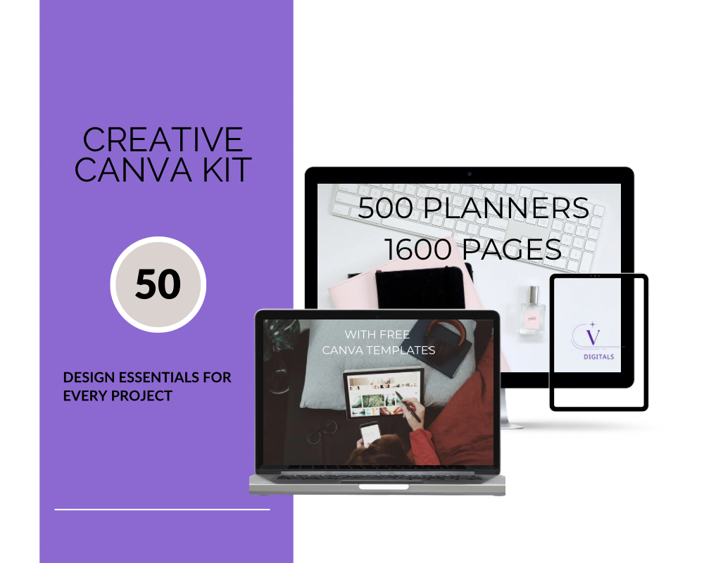 1600+ PAGES/ 50 CANVA TEMPLATES w/ FREEBIES