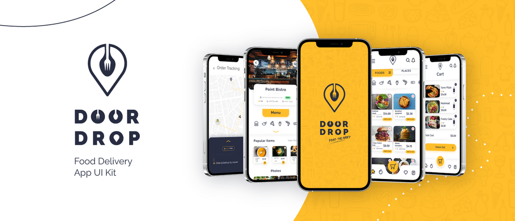 Door Drop - Food Delivery App UI