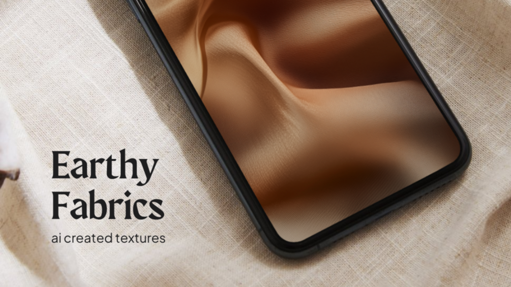 Earthy Fabrics Wallpaper Pack