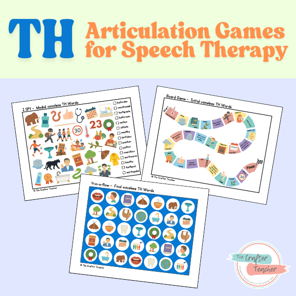 SH Articulation Games for Speech Therapy