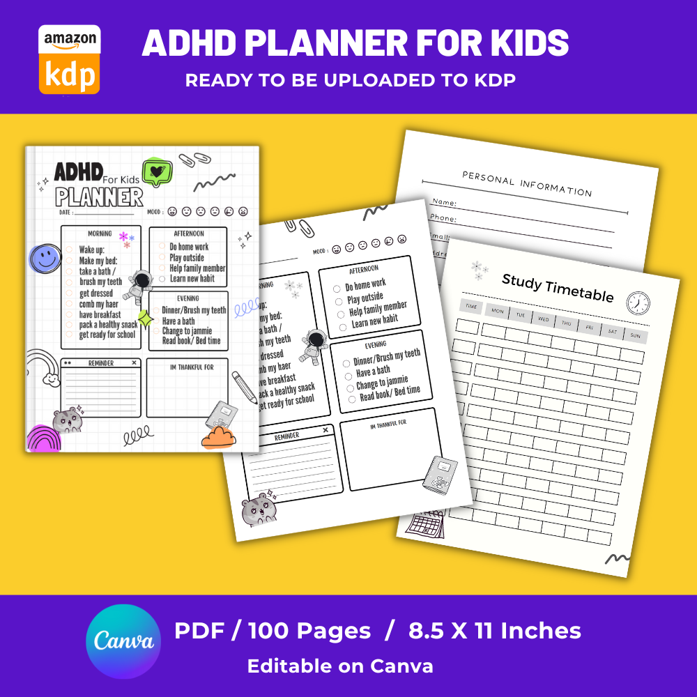 ADHD PLANNER FOR KIDS