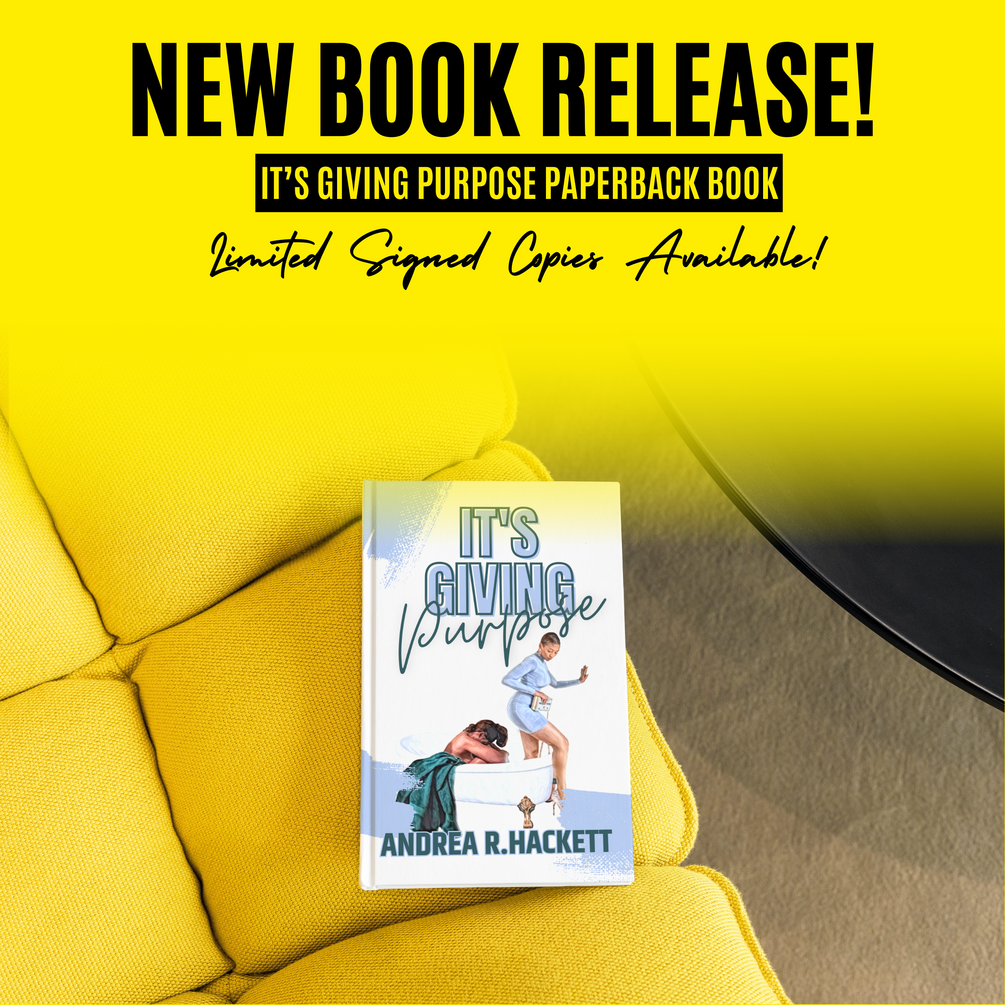 "It's Giving Purpose" - Signed Hard Copy