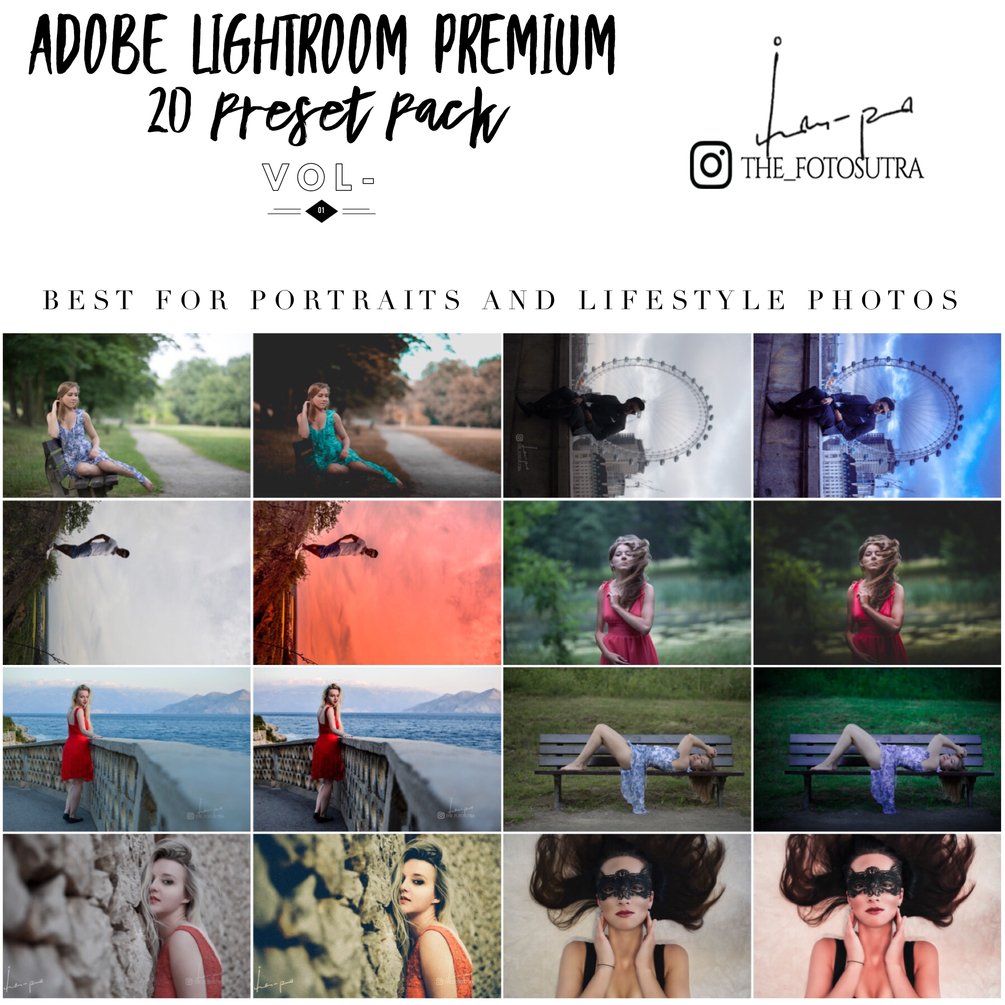 The_Fotosutra- Lightroom "Portrait & lifestyle" Presets pack V-1