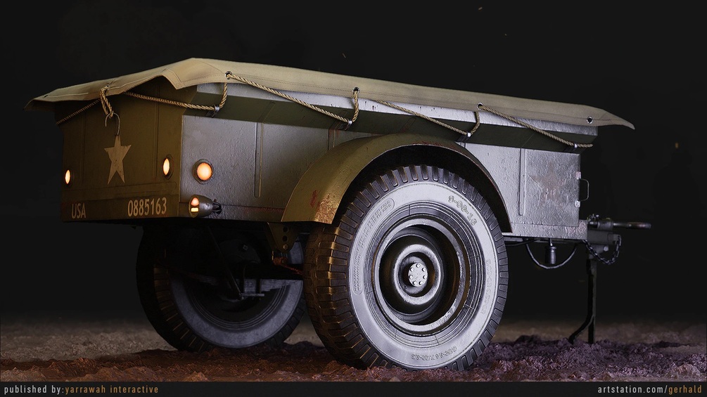 Military Trailers - M100 & M8A1 - Twin Pack [UE4]