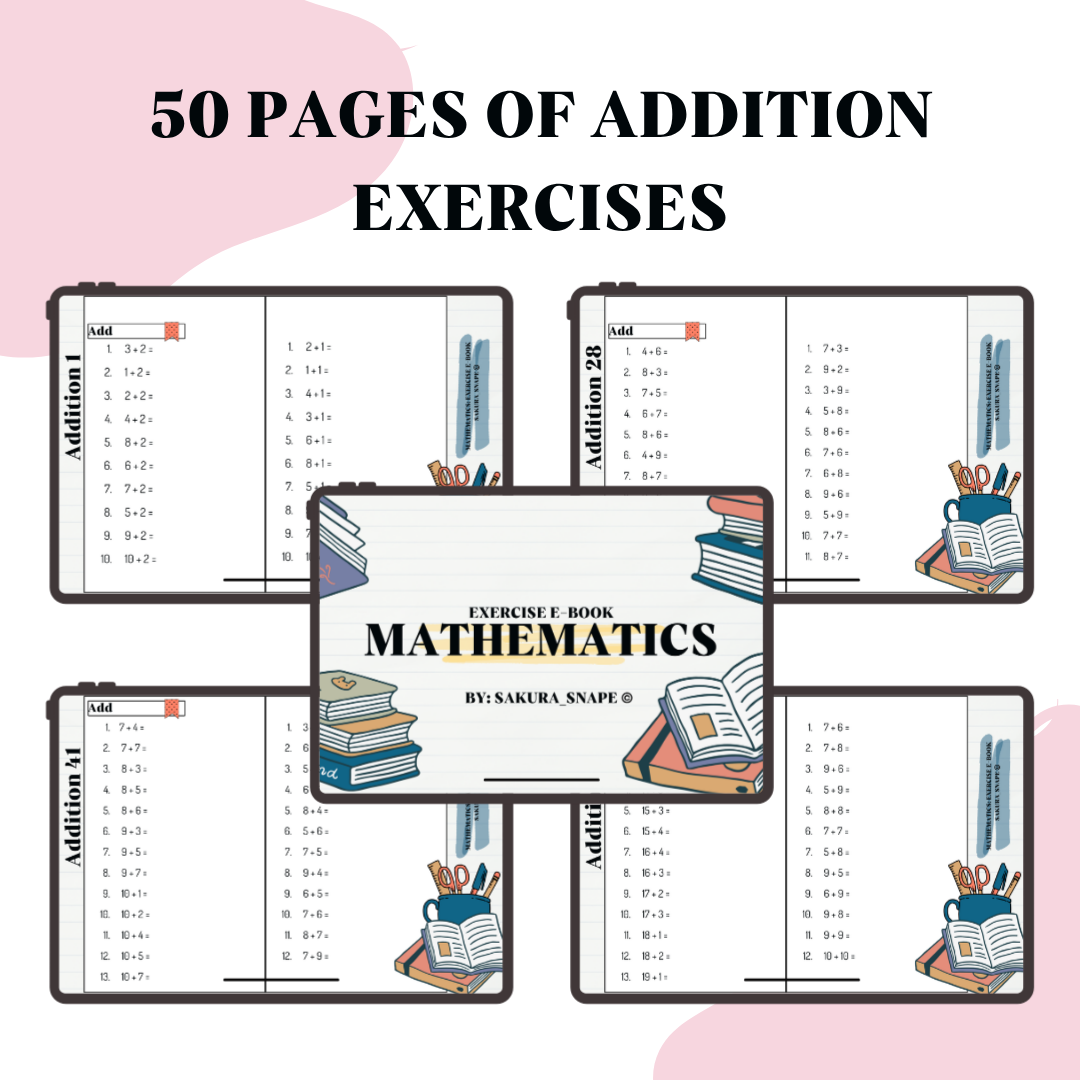 Mathematics Exercise Book | Addition 1 - 20