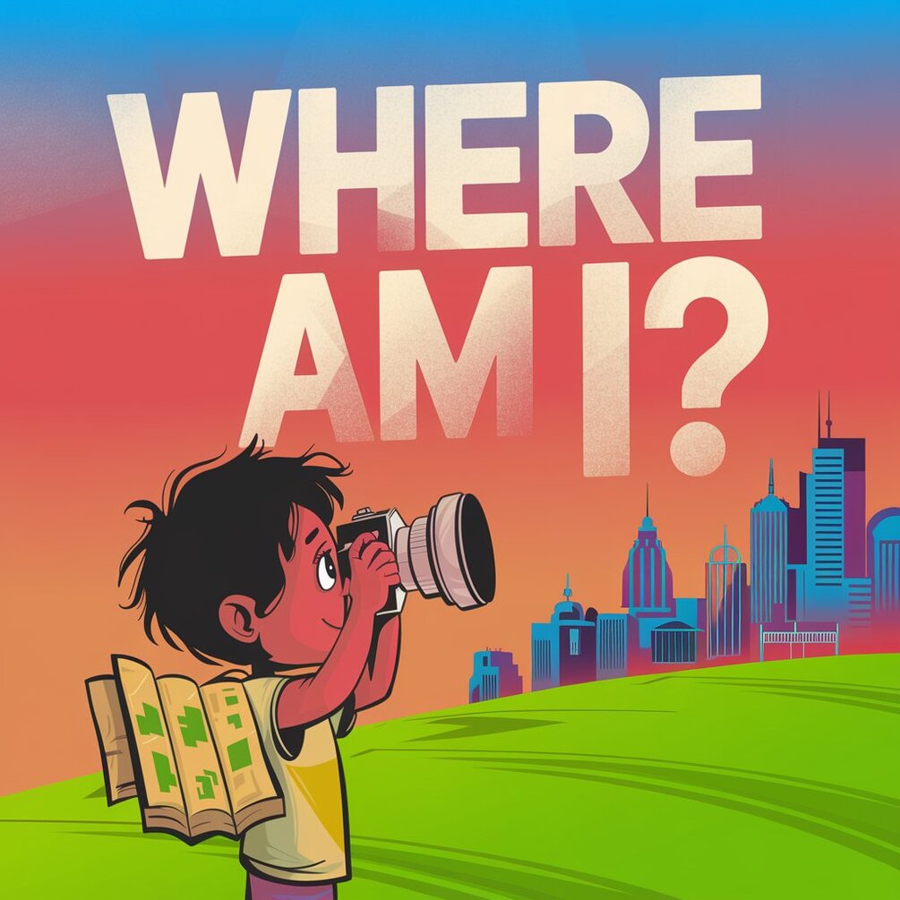 Where am I? - flash cards and activities book for kids