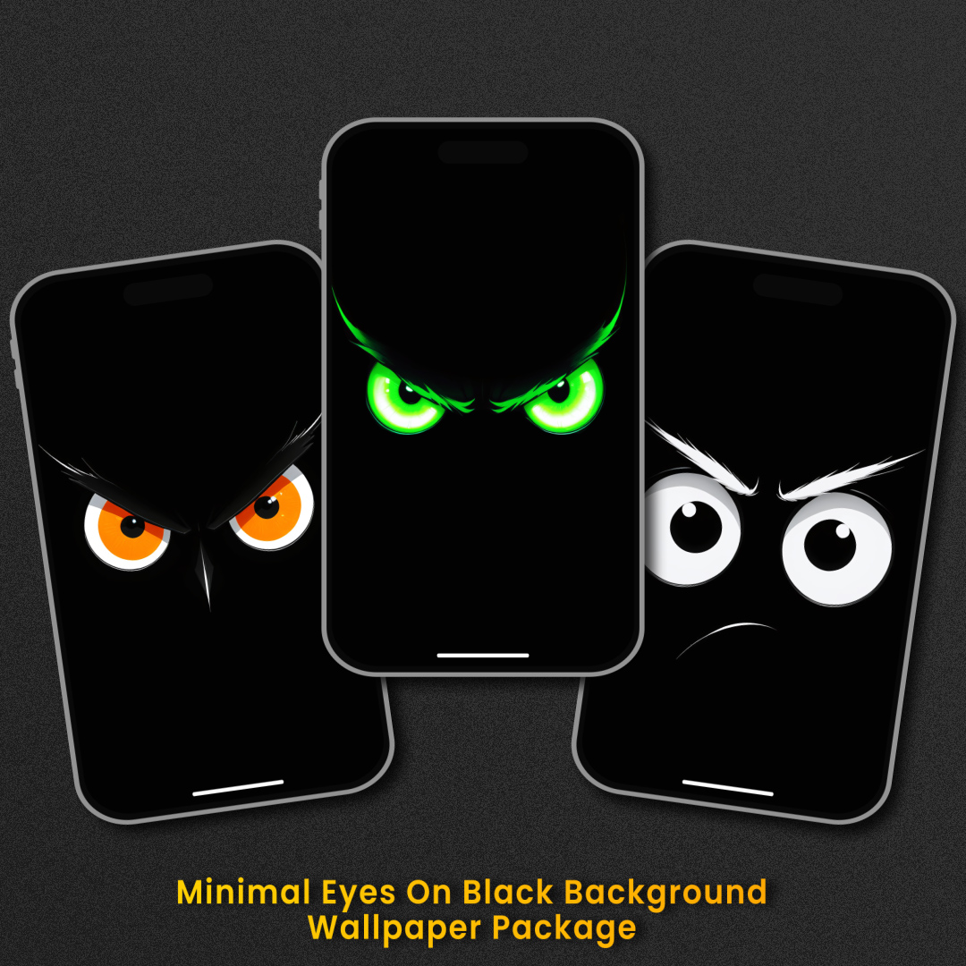 Minimal Eyes Art Mobile Phone Wallpaper Package