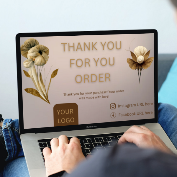 Editable Thank You For Purchase Template For Businesses, Digital Order ...