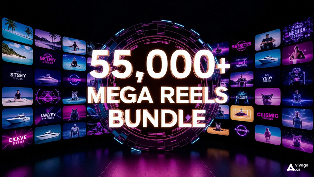 Mega Reels Bundle – 55,000+ Ready-to-Use Reels for Every Niche